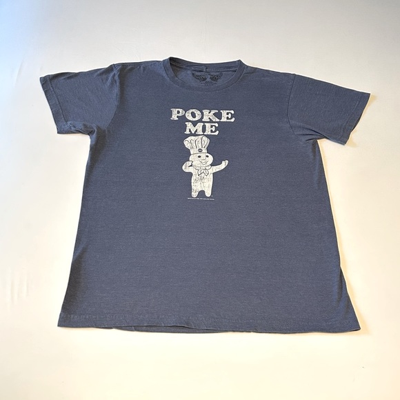 Savvy | Shirts | Vintage Savvy Pillsbury Doughboy Poke Me Graphic Tee ...